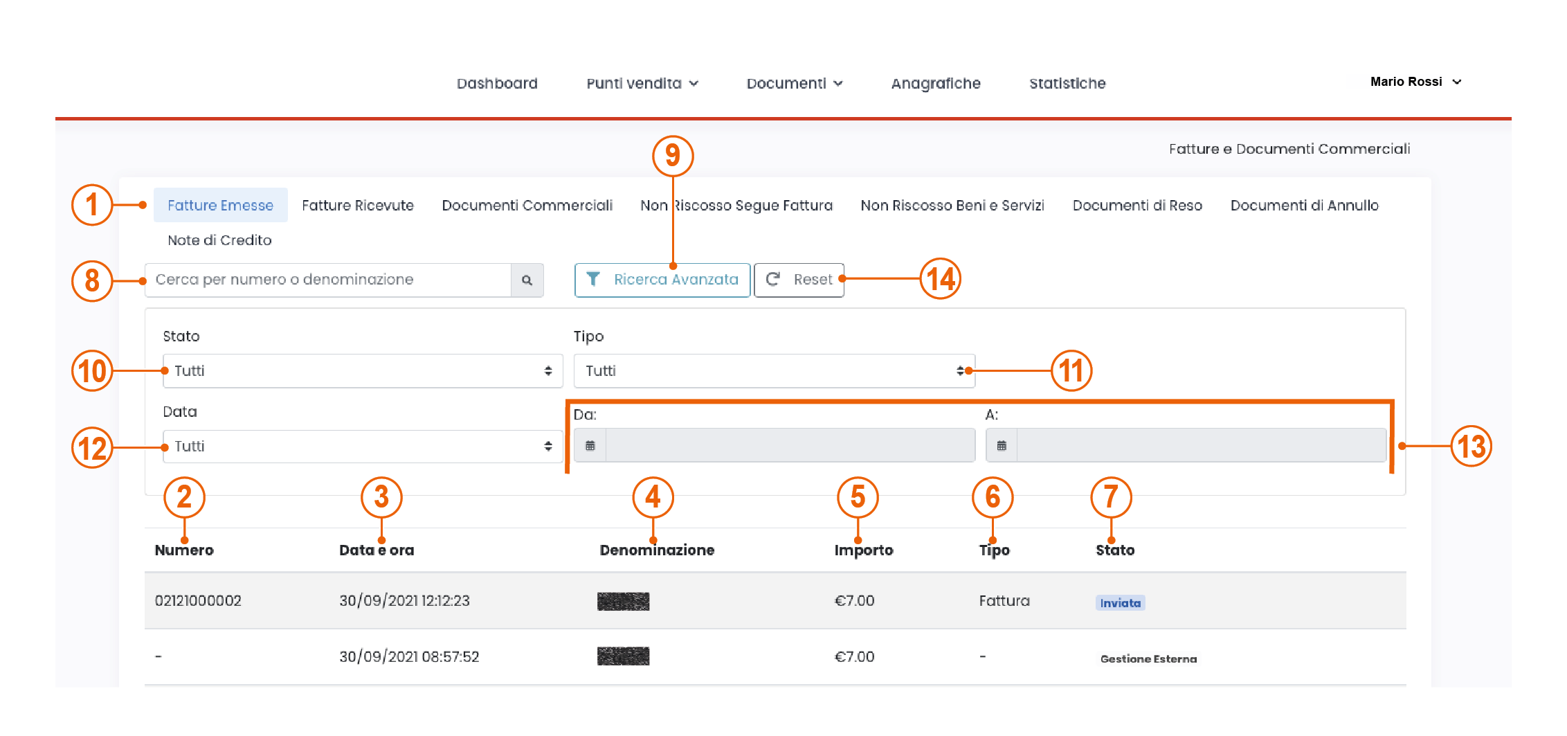 Fatture emesse – Ciclo attivo - RCH Support