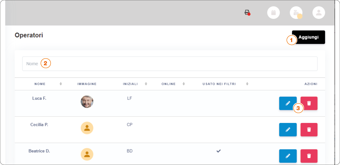 Operatori - RCH Support